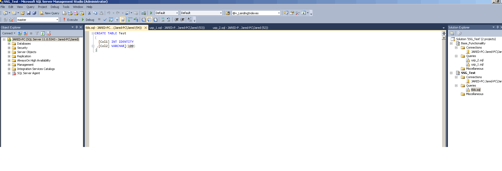 SSMS: The SQL Server Solution Project - SQL Solutions Group